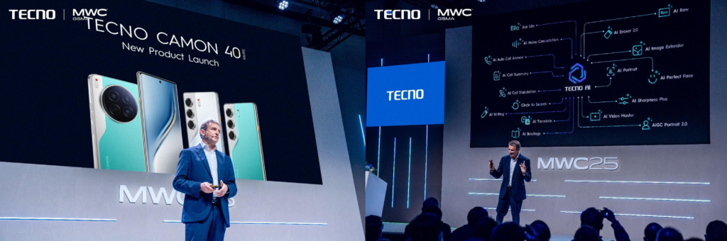 TECNO เปิดตัว AI Ecosystem ใหม่ในงาน MWC Barcelona 2025