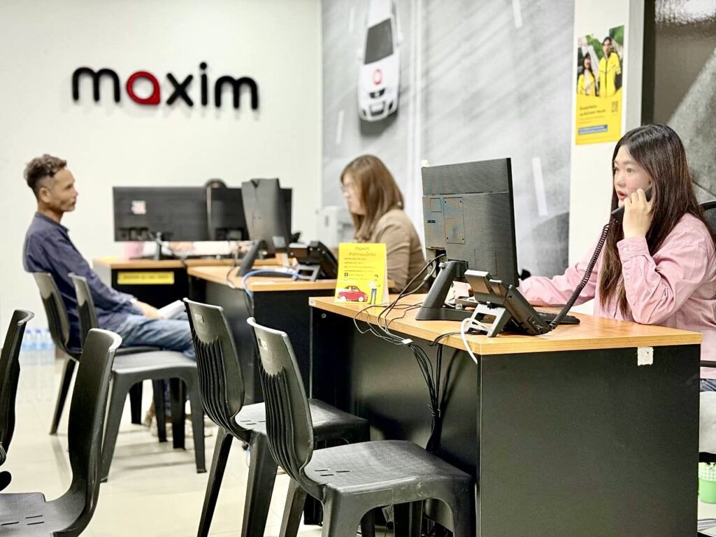 Maxim แอปเรียกรถรายแรกที่มีสำนักงานครบทุกจังหวัดที่เปิดให้บริการ